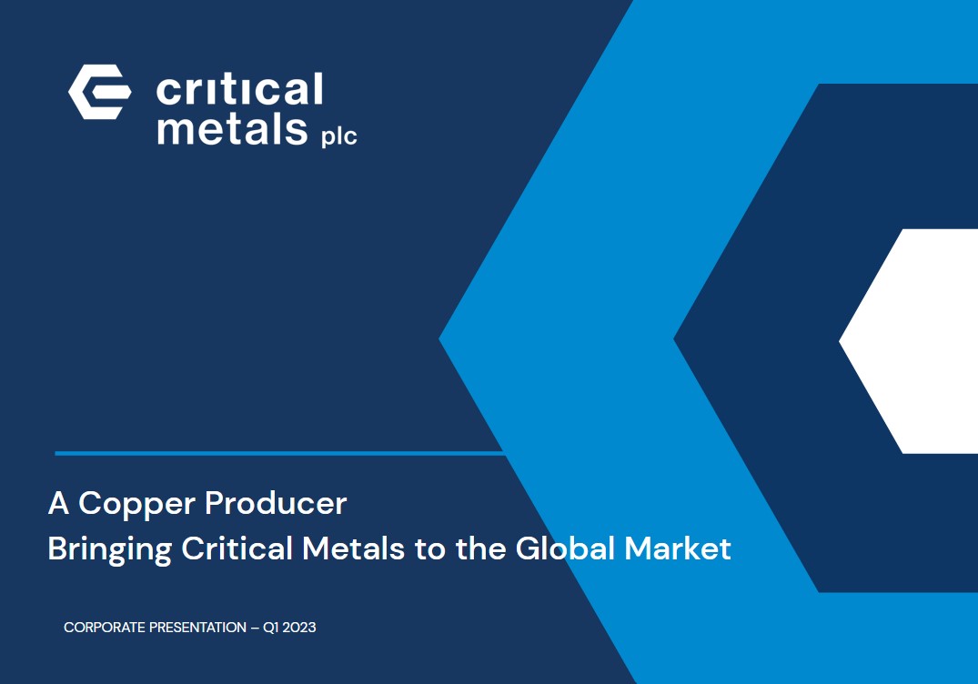 Critical Metals – Critical Metals PLC